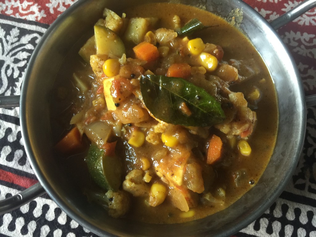 Malabar Paneer & Vegetable Curry - Mayabugs's Recipes